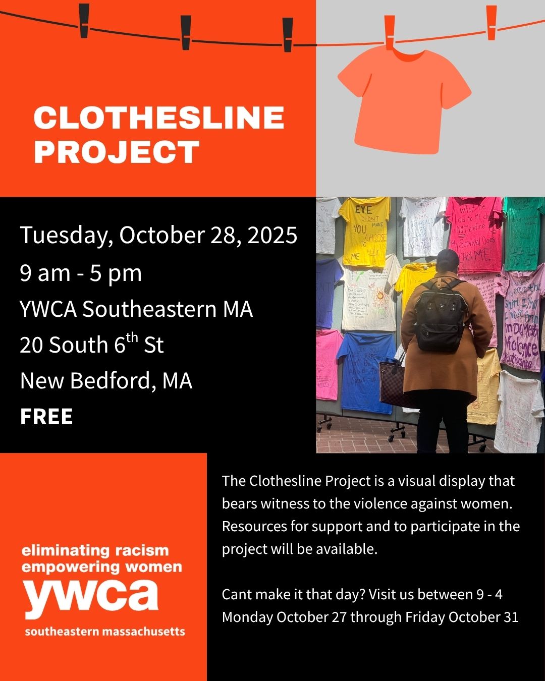 Clothesline Project – YWCA Southeastern Massachusetts