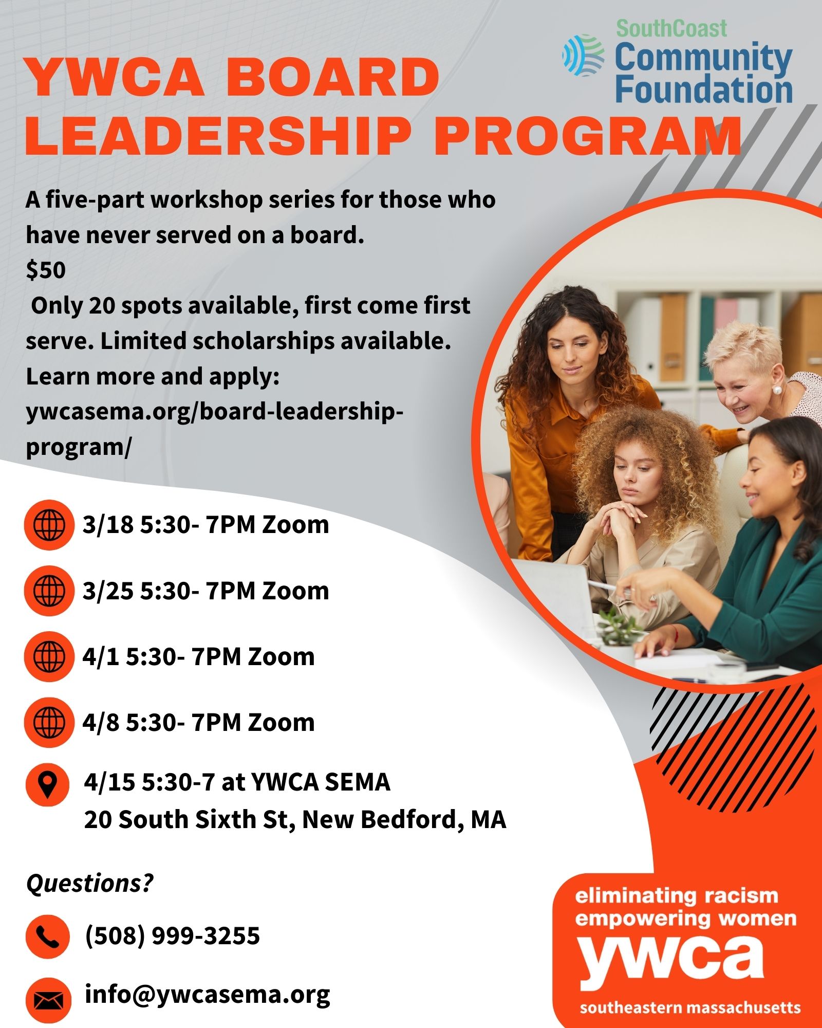Board Leadership Program – YWCA Southeastern Massachusetts